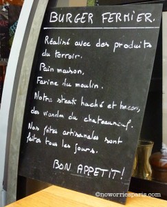 FOUND: Paris’s Best Cheeseburger, Le Burger Fermier du Marché des ...